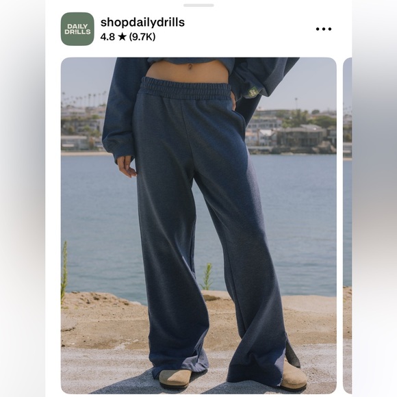 Daily Drills | Pants & Jumpsuits | Nwt Daily Drills Fleece Wide Leg ...